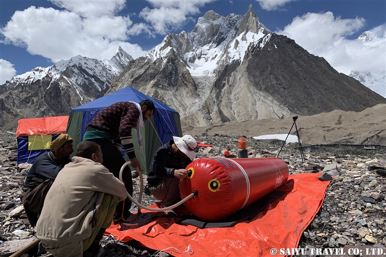 Staying in Concordia, surrounded by the high Peaks of the Karakorum: K2 ...